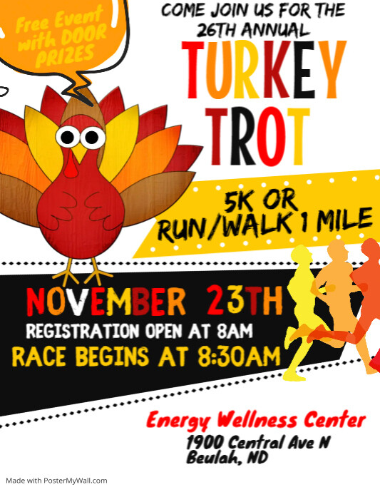 Turkey Trot Flyer | PosterMyWall