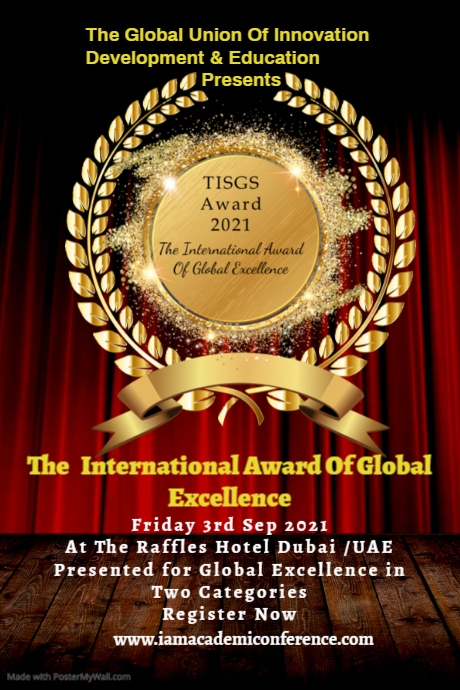 Copy of golden award event party flyer template | PosterMyWall