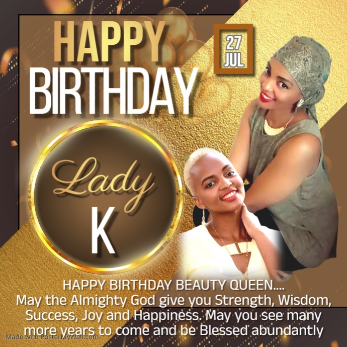Copy of Kelello Chabangu Birthday | PosterMyWall