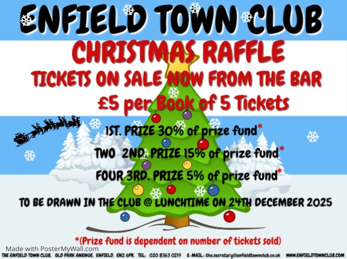 Christmas Raffle | PosterMyWall