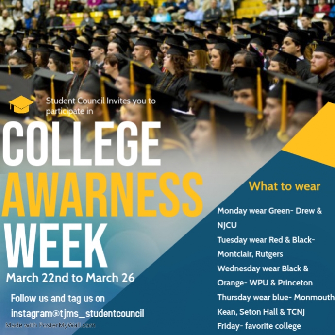 College Awareness Week flyer | PosterMyWall