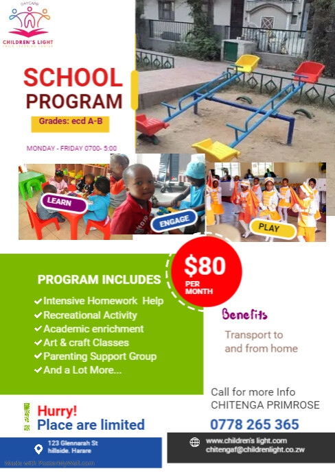 Copy of after school program | PosterMyWall