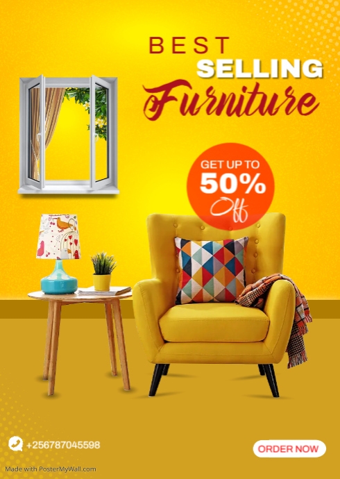 furniture retail banner template | PosterMyWall