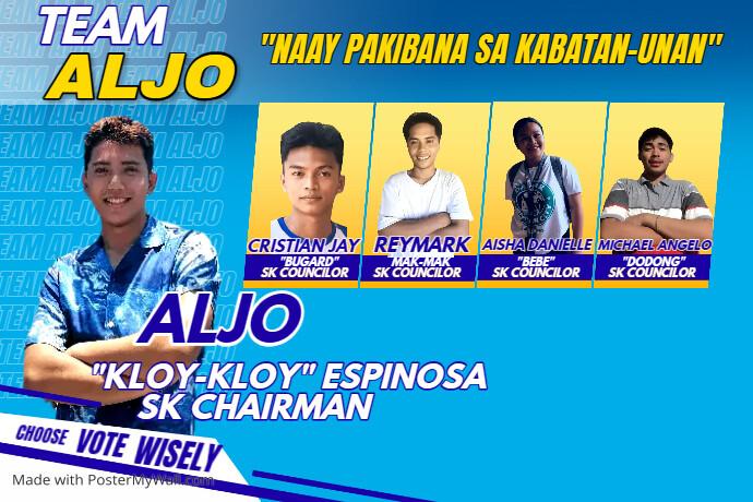 Copy of Blue Political Campaign Banner | PosterMyWall