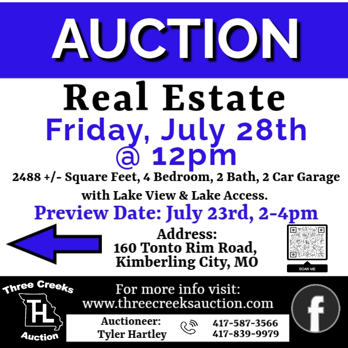 Tonto Rim Yard Sign 48x48 Back | PosterMyWall