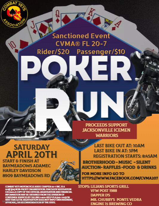 Copy of Poker Run Flyer | PosterMyWall