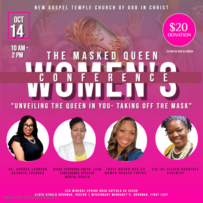 Copy of WOMEN CONFERENCE FLYER (20) | PosterMyWall