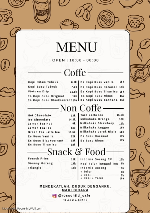 Copy of New Year Eve 2022 Menu Template | PosterMyWall