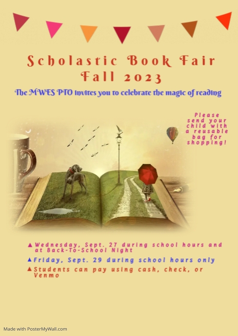 Fall 2023 Book Fair | PosterMyWall