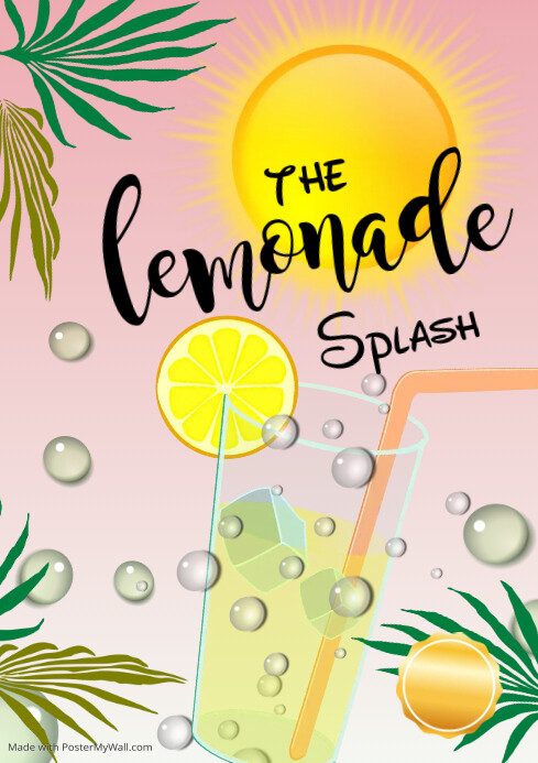 template lemonade citrus | PosterMyWall