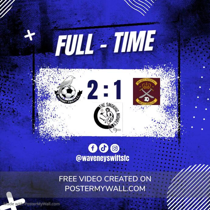 Copy of Soccer Football Match Result Full Time | PosterMyWall