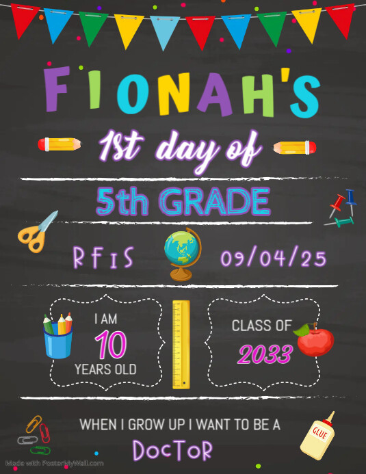 FIONAH 3RD | PosterMyWall