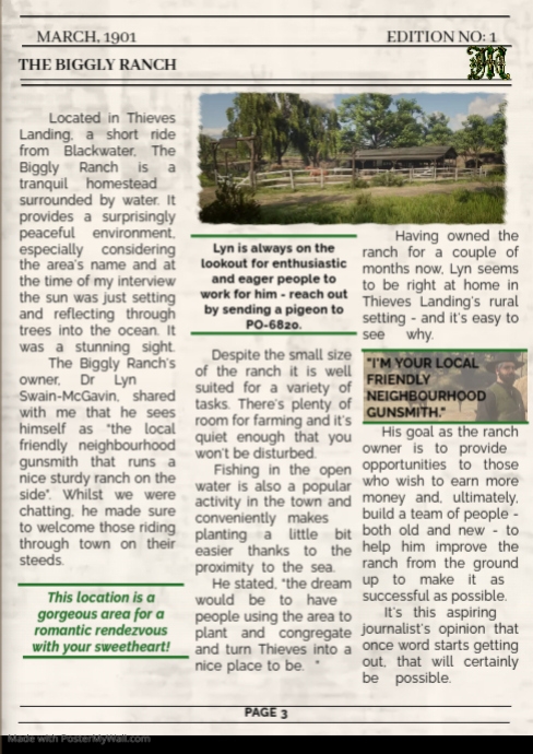 Copy of The Biggly Ranch | PosterMyWall