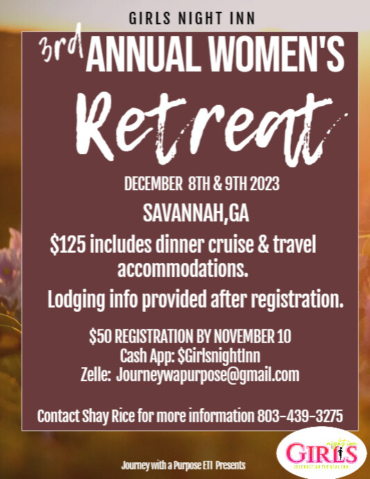 GNI 2023 Retreat info | PosterMyWall