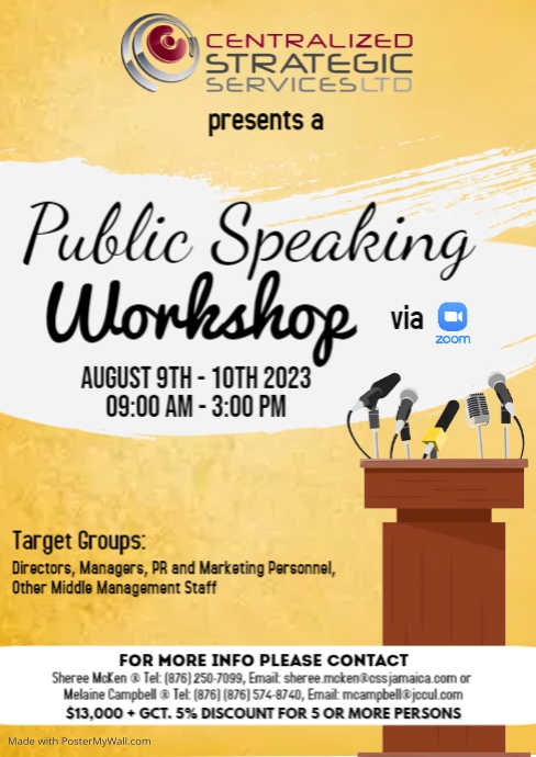 Public Speaking | PosterMyWall