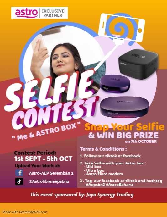 Selfie Contest Flyer | PosterMyWall