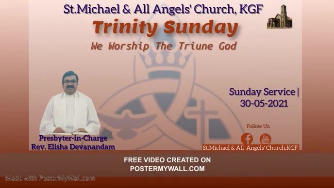 Copy of Copy of TRINITY Sunday Church Event Flyer Template | PosterMyWall
