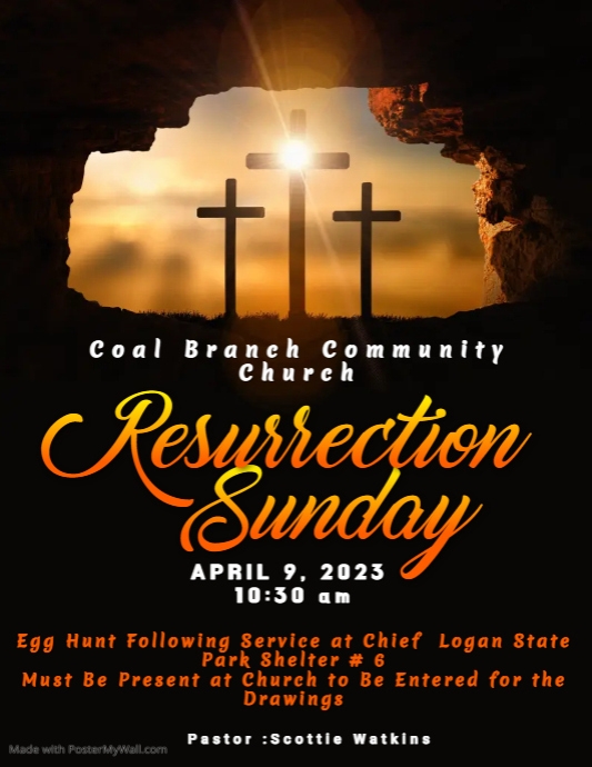 resurrection sunday easter church | PosterMyWall