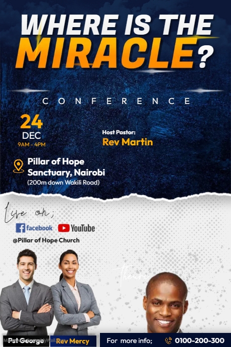 Copy of Miracle impartation | PosterMyWall