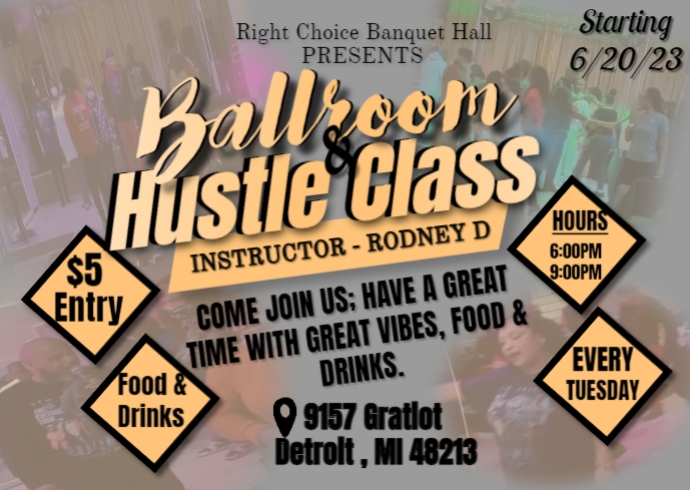 RCBH Hustle flyer | PosterMyWall