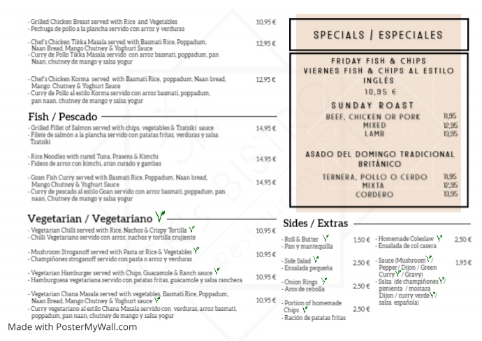 Main Menu 2 | PosterMyWall