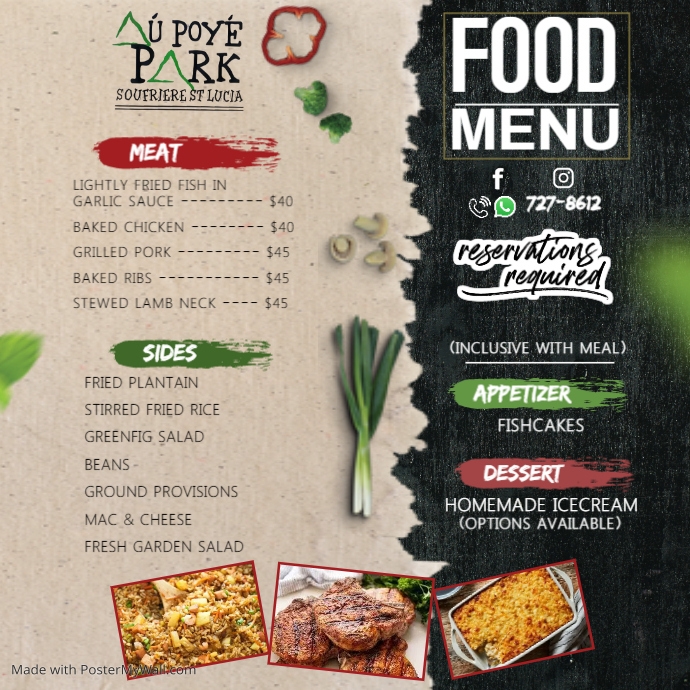 Copy of ig au poye park | PosterMyWall