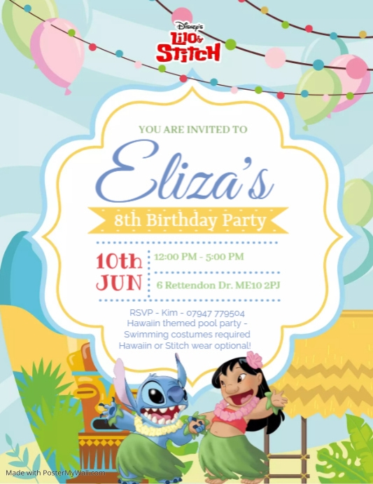 Copy of Lilo and Stitch | PosterMyWall