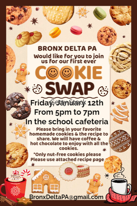 Cookie Swap Flyer | PosterMyWall