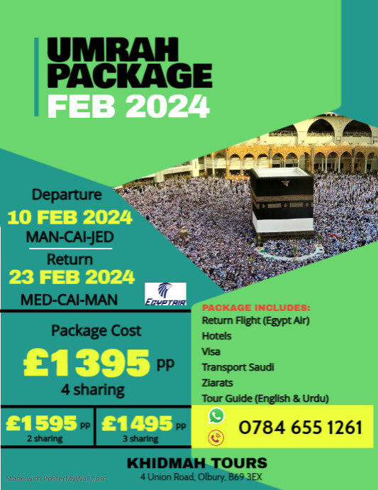 Umrah Package flyer Poster (4) | PosterMyWall