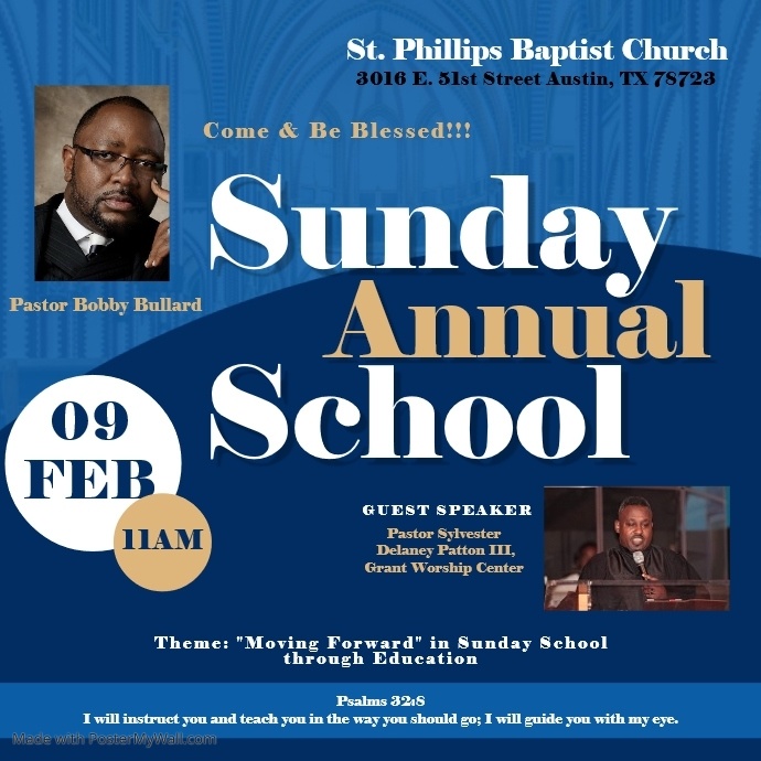 Sunday School Annual | PosterMyWall