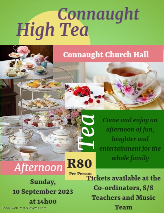 Afternoon Tea Flyer | PosterMyWall