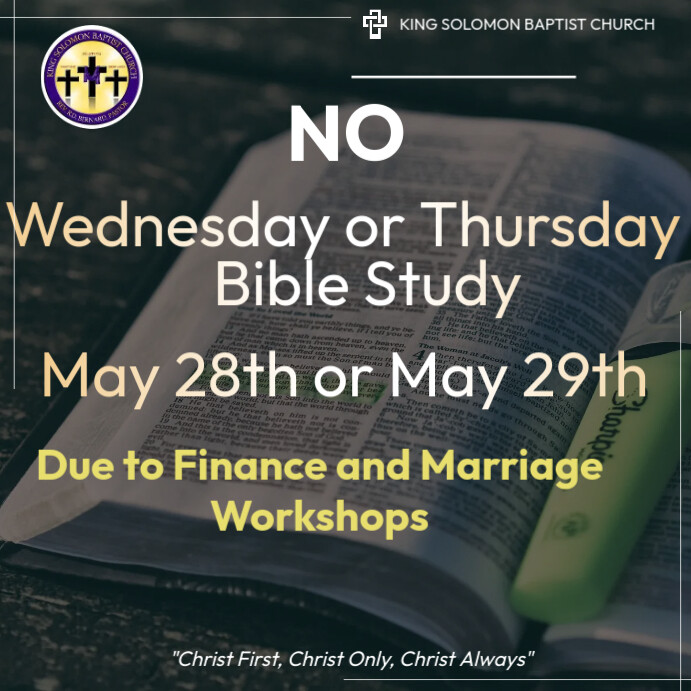 Copy of V'Burg No Bible Study 3.05.23 (1) | PosterMyWall