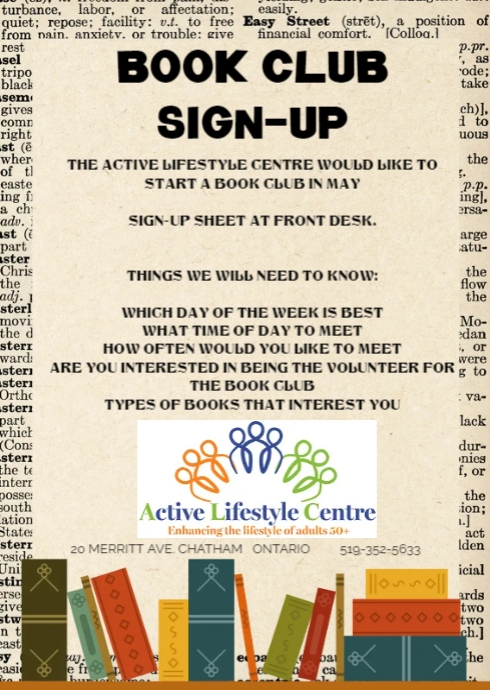 Book Club Poster (05-23) | PosterMyWall