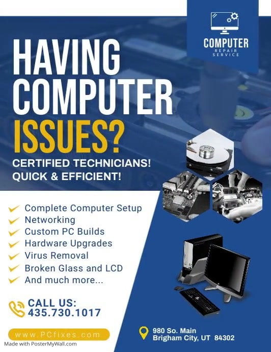 Copy of Computer Repair Video Template. | PosterMyWall