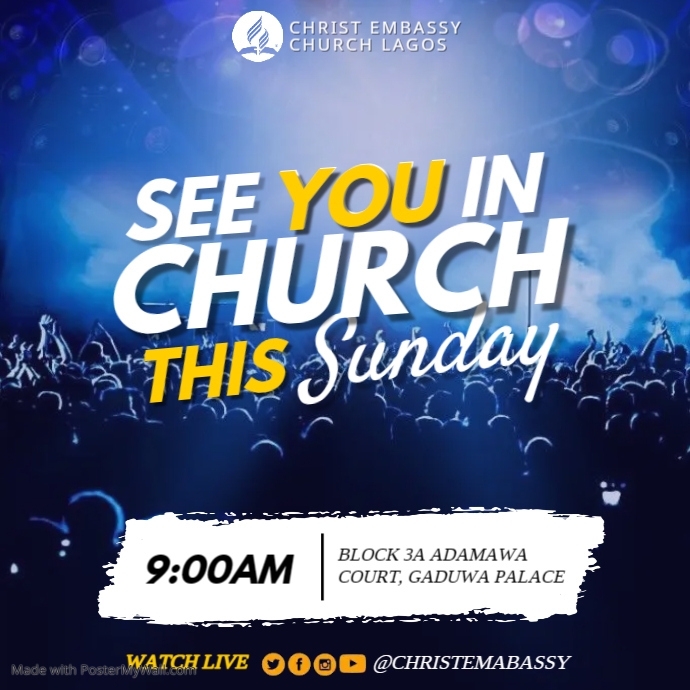 church flyer | PosterMyWall