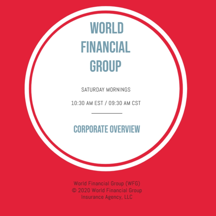 Saturday Evenings Advanced Training (WFG) | PosterMyWall