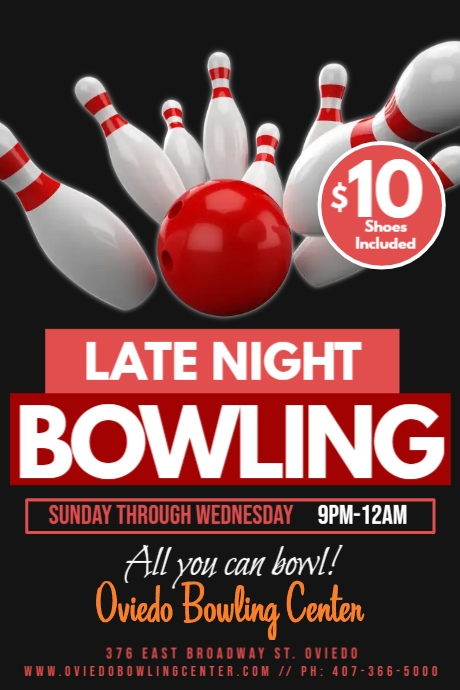 Copy of Bowling Tournament Poster | PosterMyWall