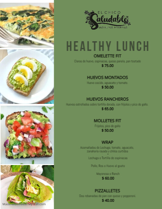 Copy of Healthy lunch 2 | PosterMyWall