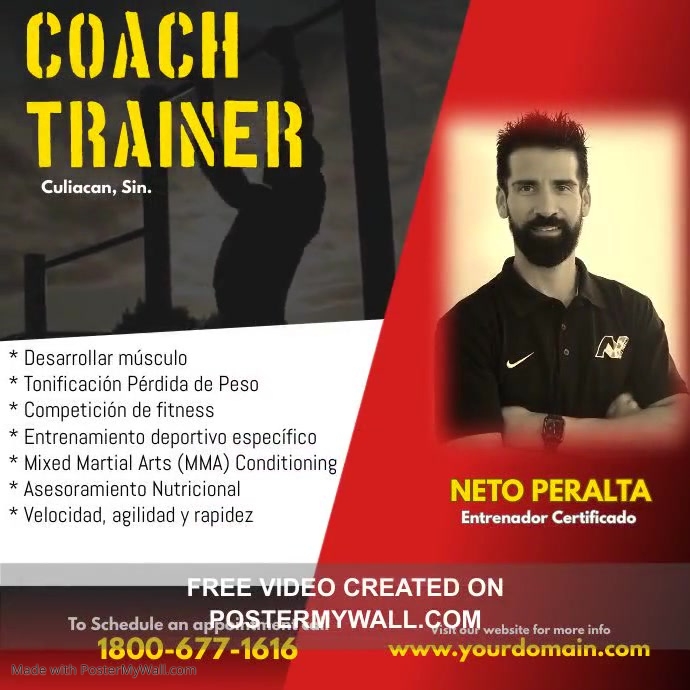 Coach Trainer Pub Instagram | PosterMyWall