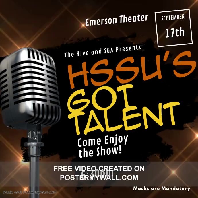 Copy of Talent Show Video Ad Design Template | PosterMyWall