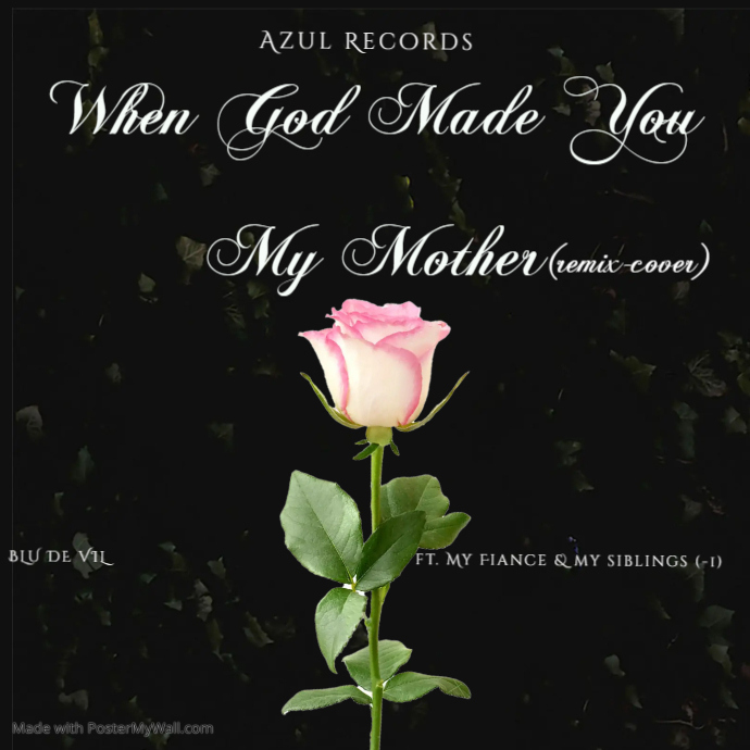 Copy of Pink Rose Mixtape cover art design template | PosterMyWall