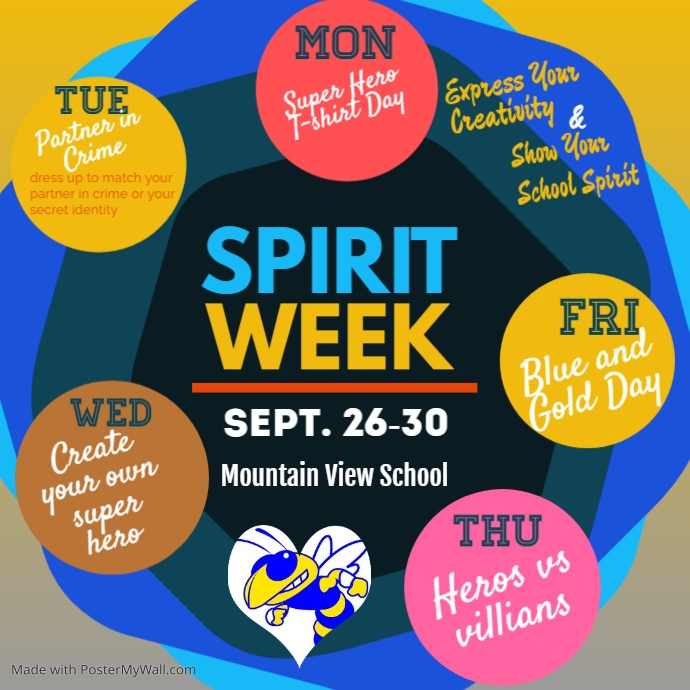 Spirit Week Instagram Post | PosterMyWall
