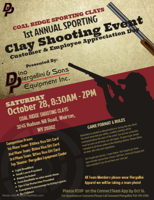 Clay Shooting Competition Flyer | PosterMyWall