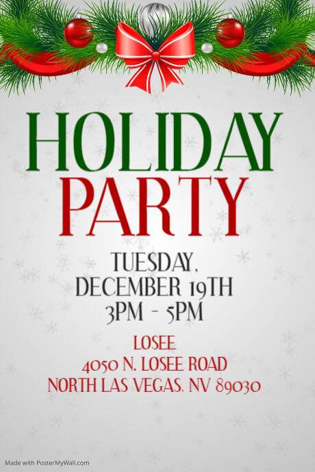Annual Holiday Party | PosterMyWall