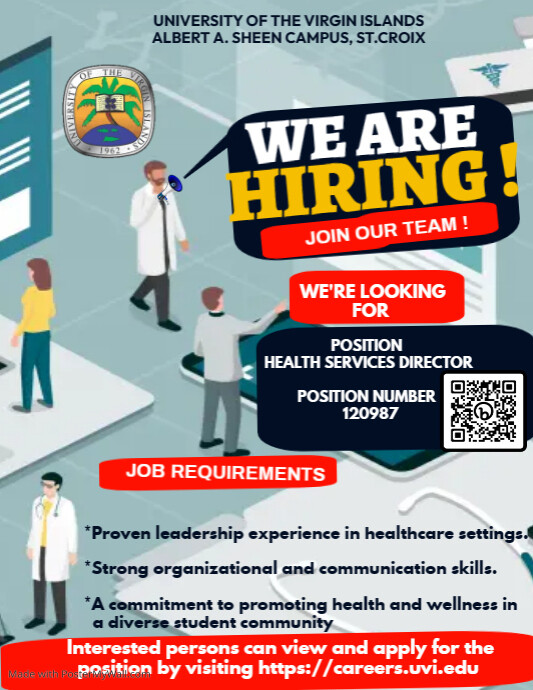 DEAN OF STUDENTS HIRING FLYER | PosterMyWall