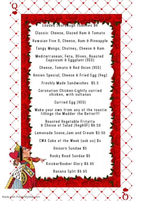 Menu Back | PosterMyWall