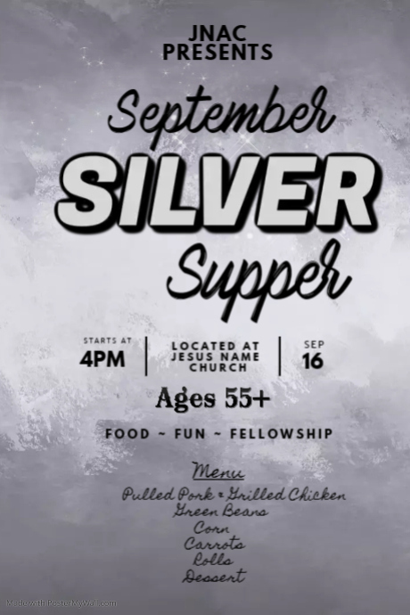 Silver Night Party Flyer Design Template | PosterMyWall
