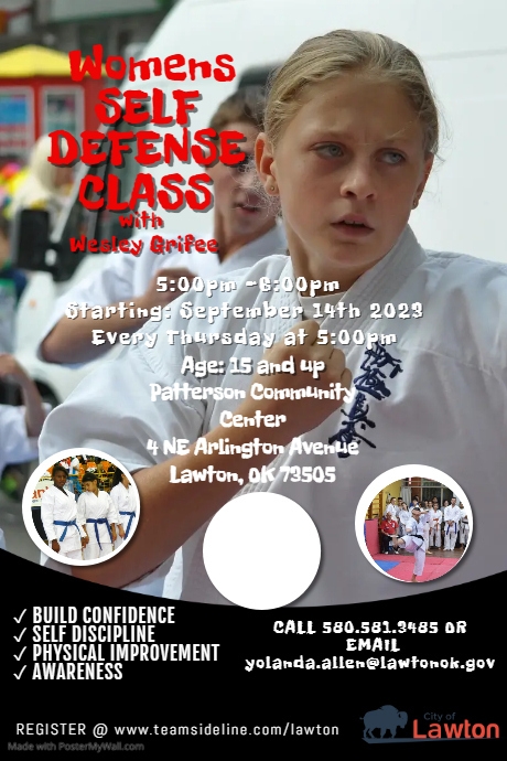 Self Defense Classes | PosterMyWall