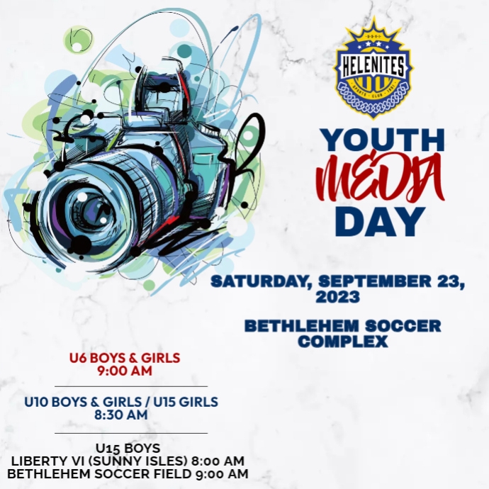 Youth Academy Media Day | PosterMyWall