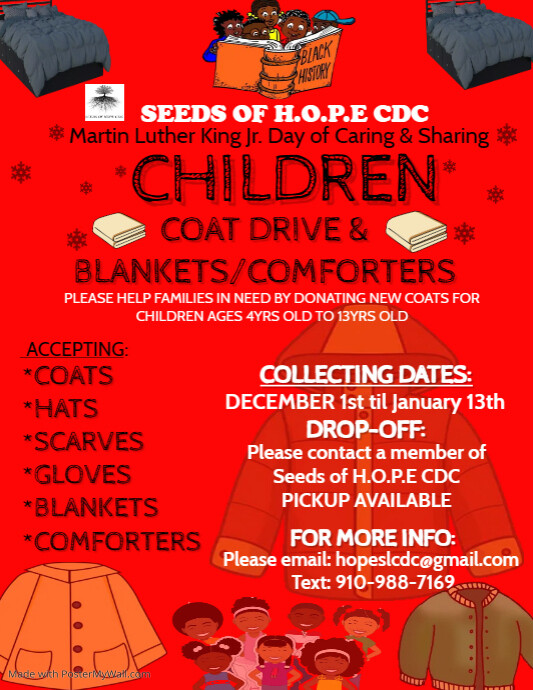 COAT DRIVE | PosterMyWall